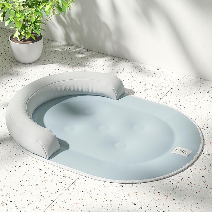 Amazon.com : HiPetpy Cooling Dog Bed with Water Mat and Pillow ...