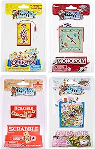 Amazon.com: World's Smallest Board Games Set of 4 - Scrabble, Monopoly ...