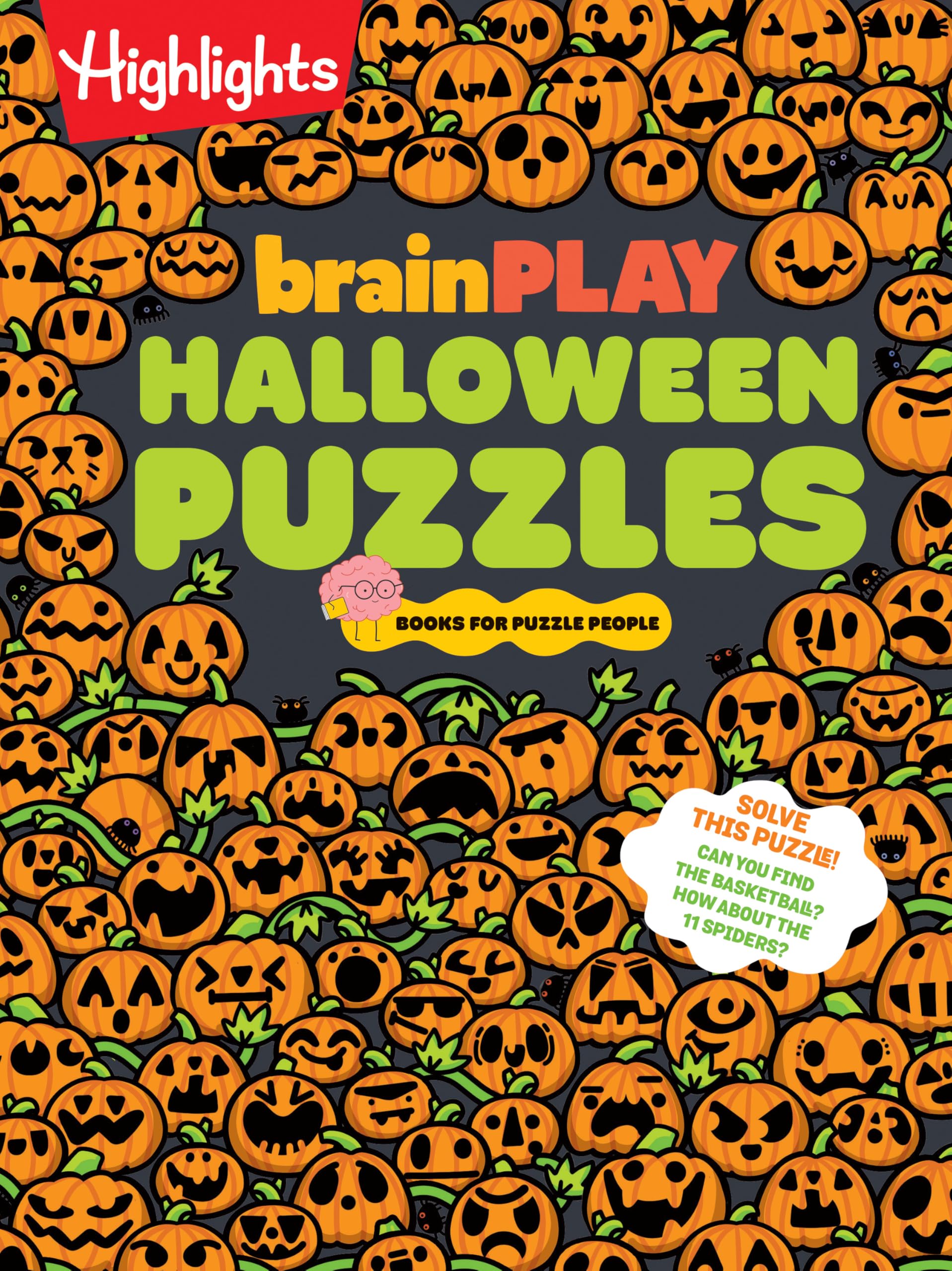 brainPLAY Halloween Puzzles: Over 200 Spell-Binding Mazes, Halloween ...