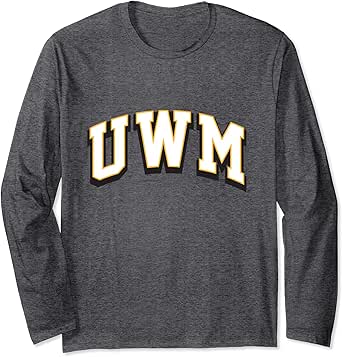 Amazon.com: UWM Milwaukee Panthers NCAA Women's Long Sleeve uwmp1006 ...