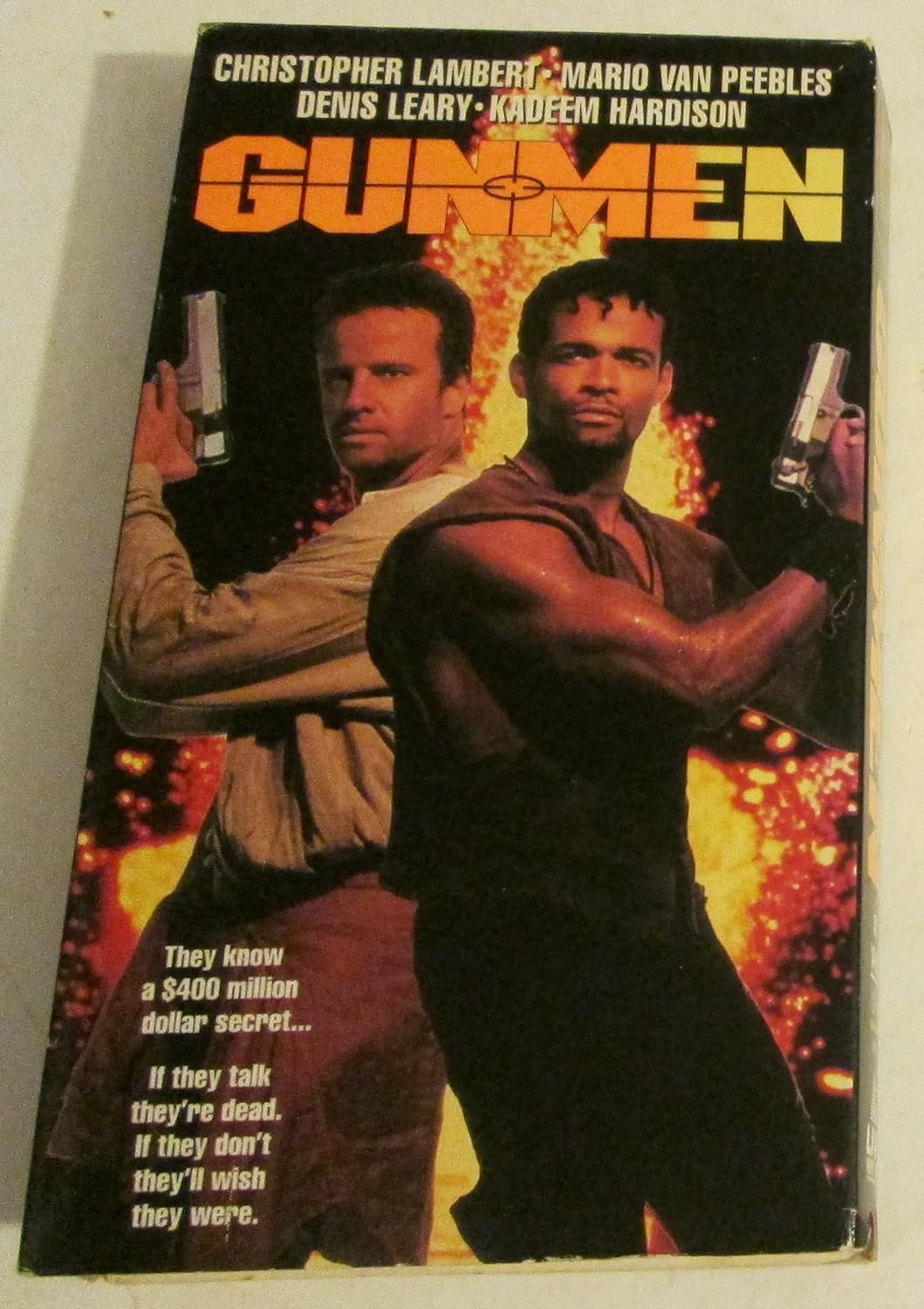 Amazon.com: Gunmen [VHS] : Christopher Lambert, Mario Van Peebles ...