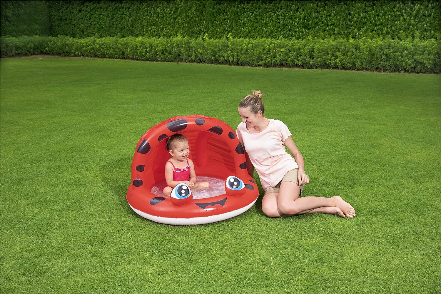 Bestway Shaded Play Pool 52189 Paddling Pool with Sun Canopy 97 x 66 cm ...