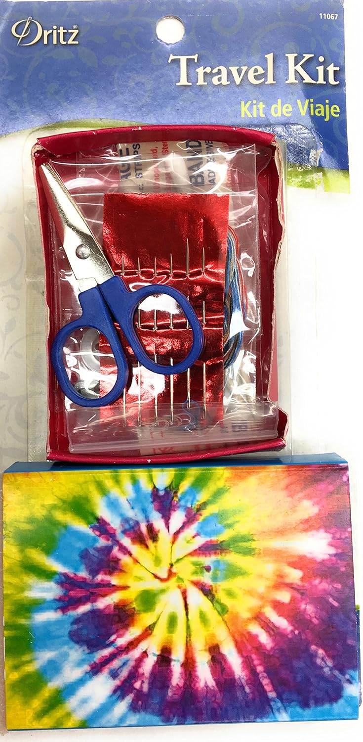 Amazon.com: Dritz Emergency Travel Kit, Pre Threaded Needles, Buttons ...