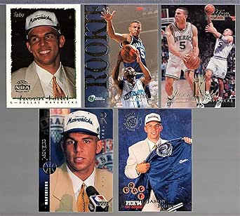 Lot of 5 Different Jason Kidd Rookie Cards Upper Deck Topps Hoops ...