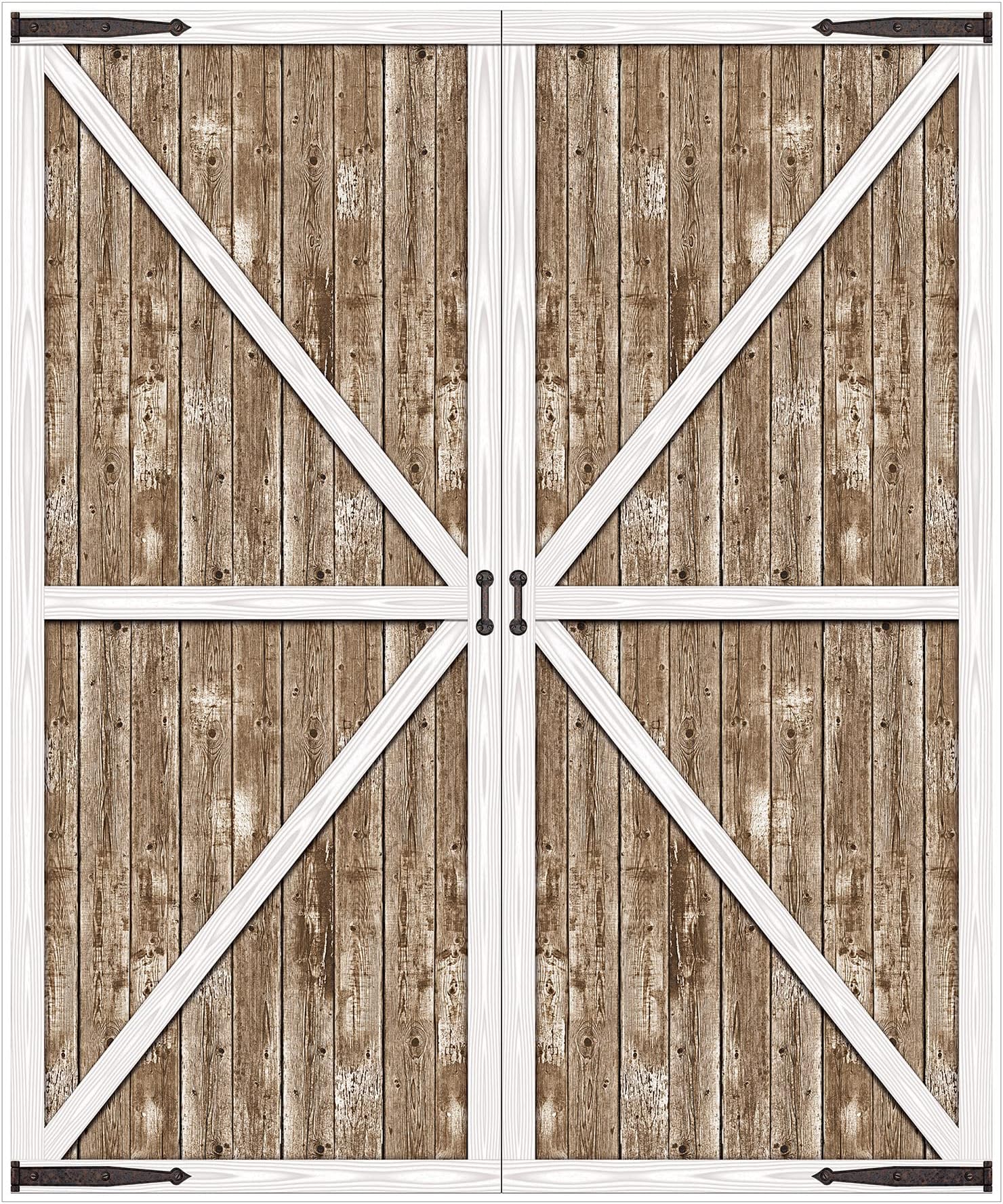 Amazon.com: Beistle 6' x 5' Rustic Western Barn Door Photography ...