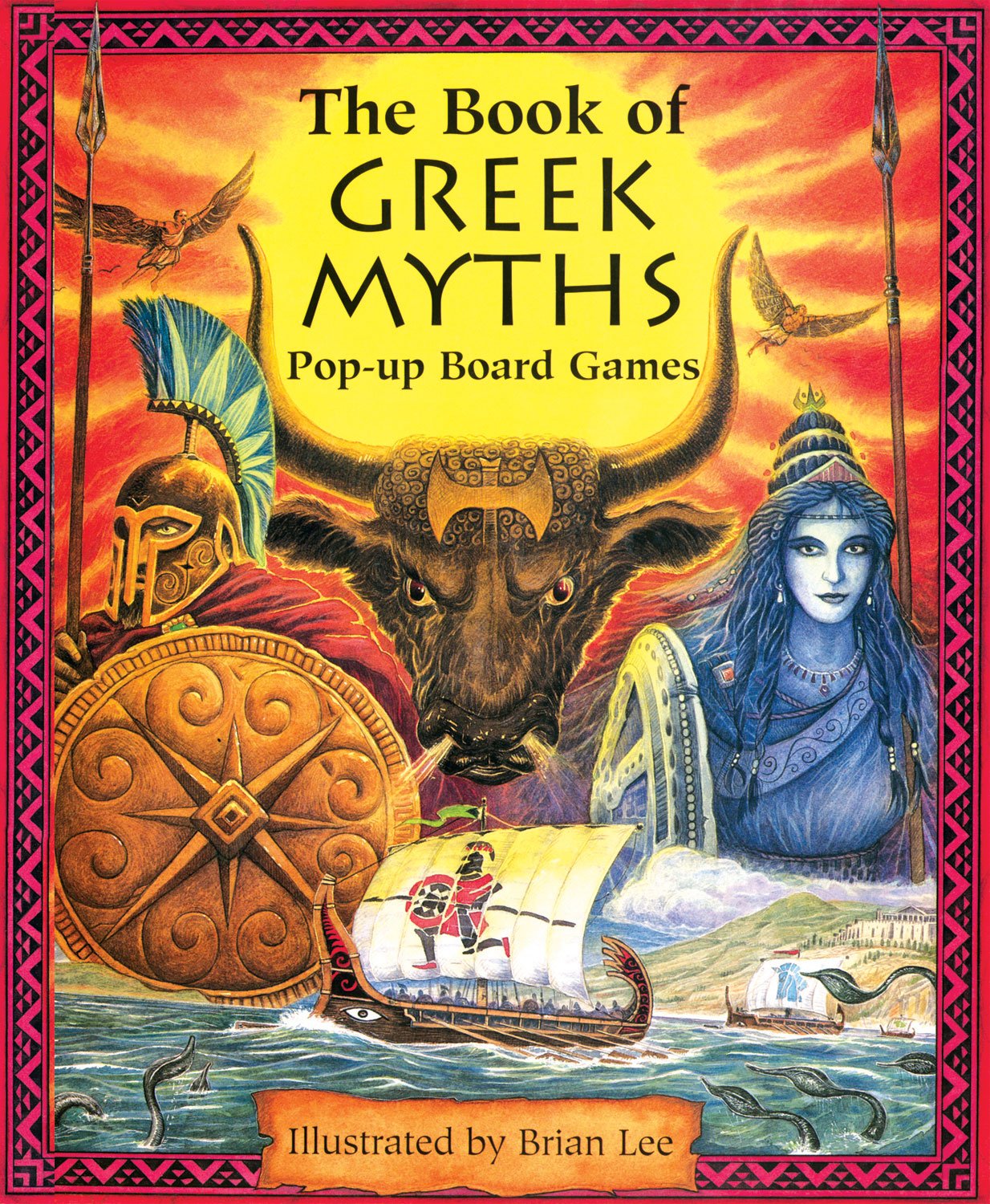 The Book of Greek Myths Pop-Up Board Games: Tango Books, Lee, Brian ...