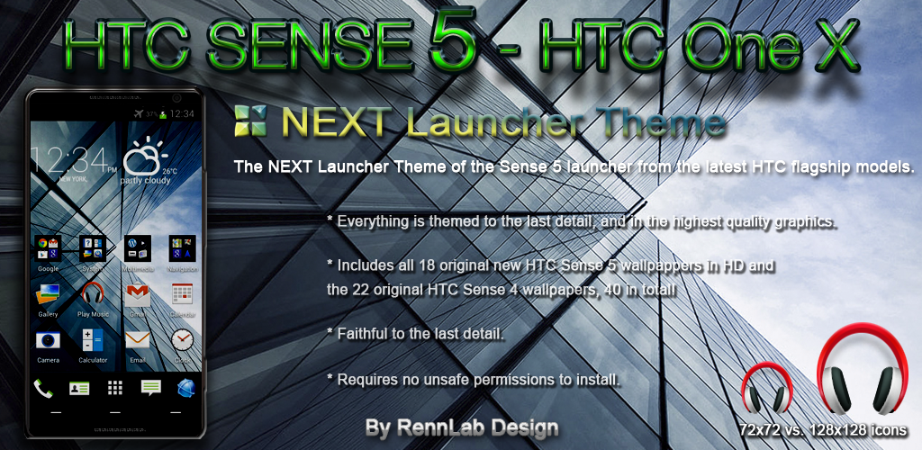 Sense 5 One Next Launcher Theme:Amazon.com:Appstore for Android