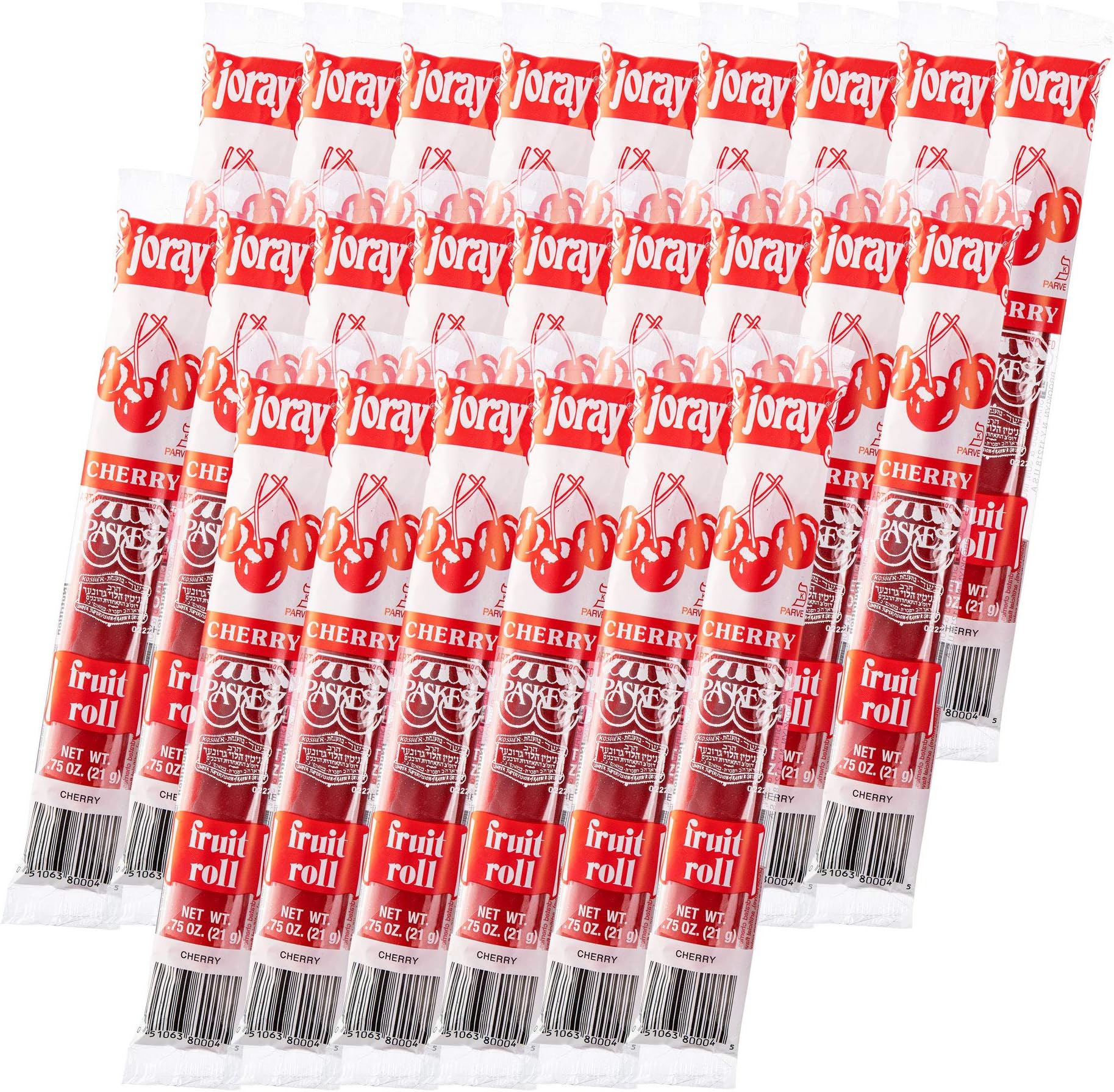 Amazon.com: Joray fruit Roll Variety Pack (8 flavors) 24-count, .75 ...