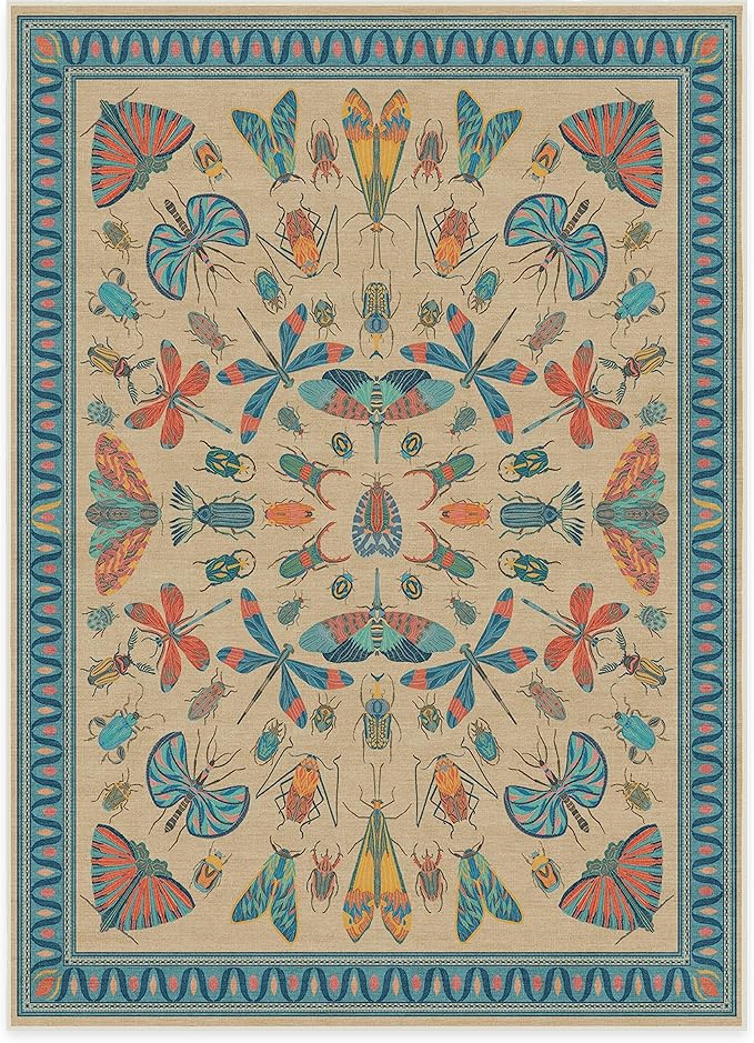 Amazon.com: RUGGABLE x Iris Apfel Machine Washable Modern Area Rug ...