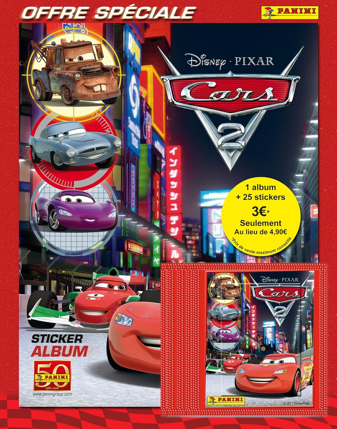 Disney Cars 2 Sticker Album Starter Pack : Amazon.co.uk: Toys & Games