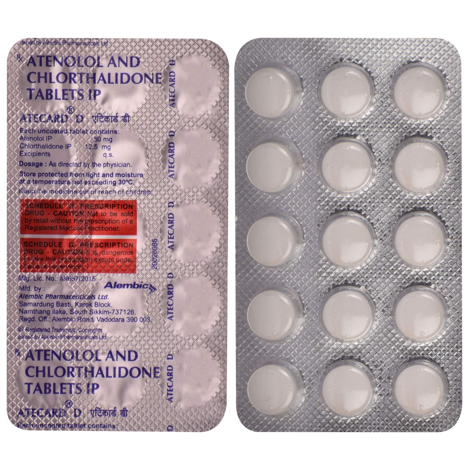Buy Atecard D - Strip of 15 s Online at desertcartINDIA