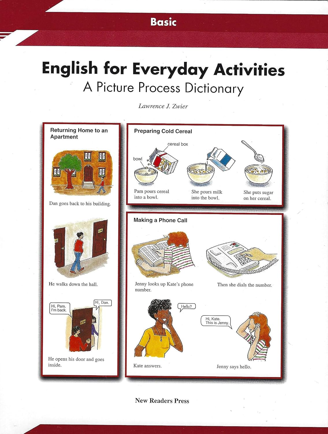 English for Everyday Activities: A Picture Process Dictionary, Basic ...