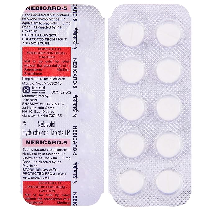 Nebicard 5 - Strip of 10 Tablets : Amazon.in: Health & Personal Care