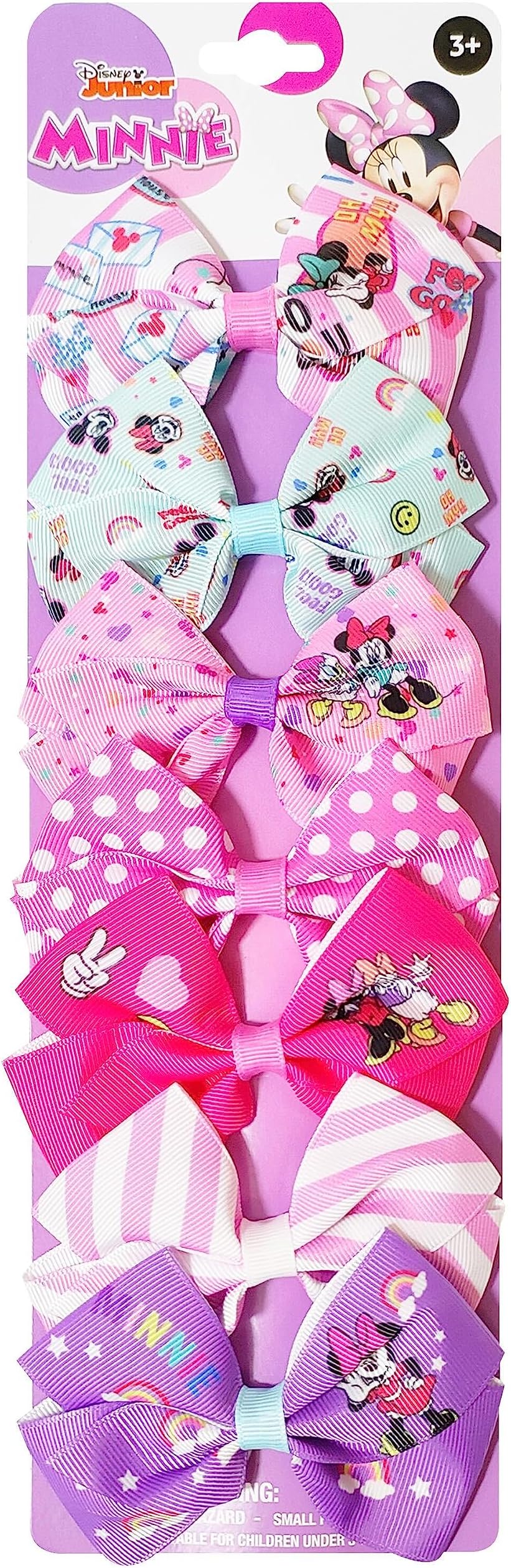 Amazon.com : Disney Minnie Mouse Hair Accessories Gift Set - 7 Pcs 4 ...