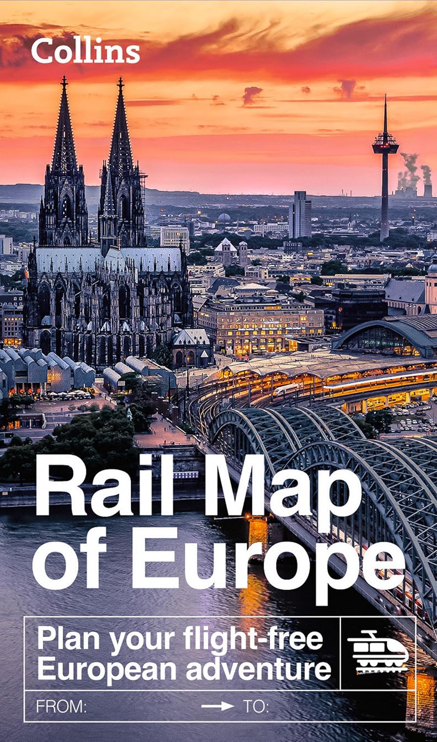 Collins Rail Map of Europe: Plan your flight-free European adventure ...