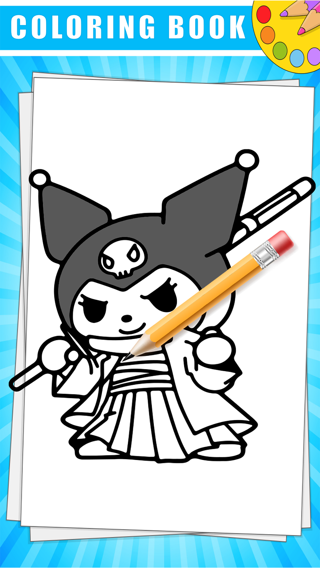 Kawaii Kuromi coloring book Drawing:Amazon.in:Appstore for Android