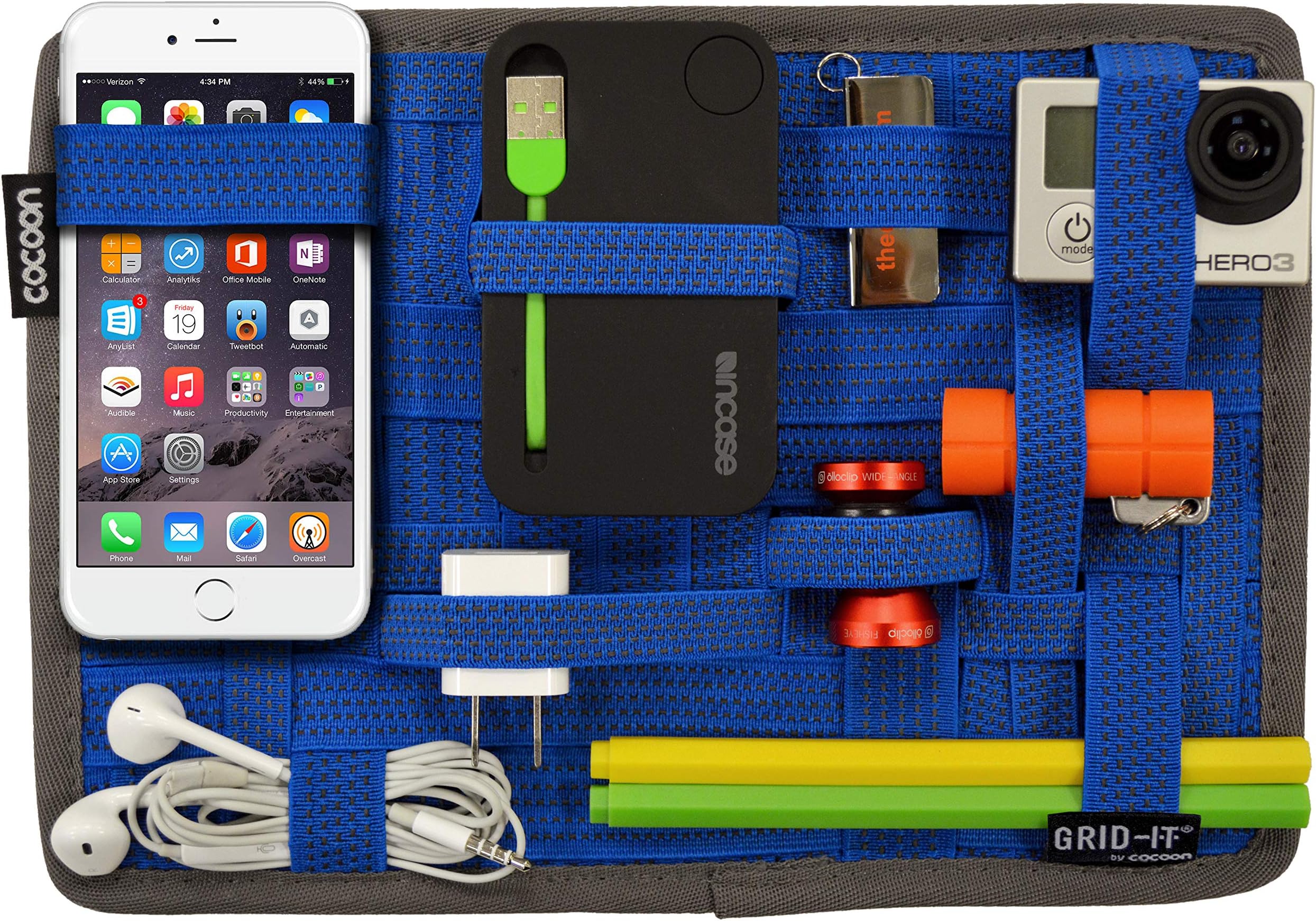 Amazon.com: Cocoon CPG36BK GRID-IT!® Wrap 10 Tablet Accessory Organizer ...