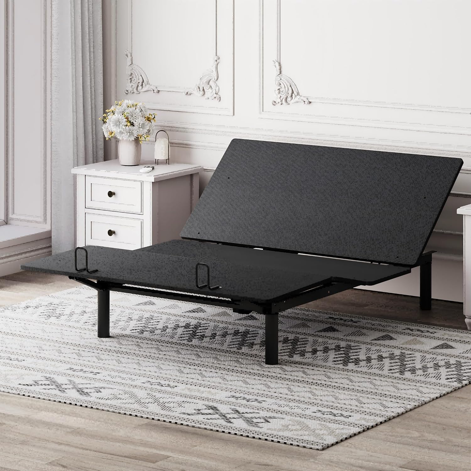 Amazon.com: QPLZF Twin XL Adjustable Bed Base Frame-Ergonomic Basic TXL ...
