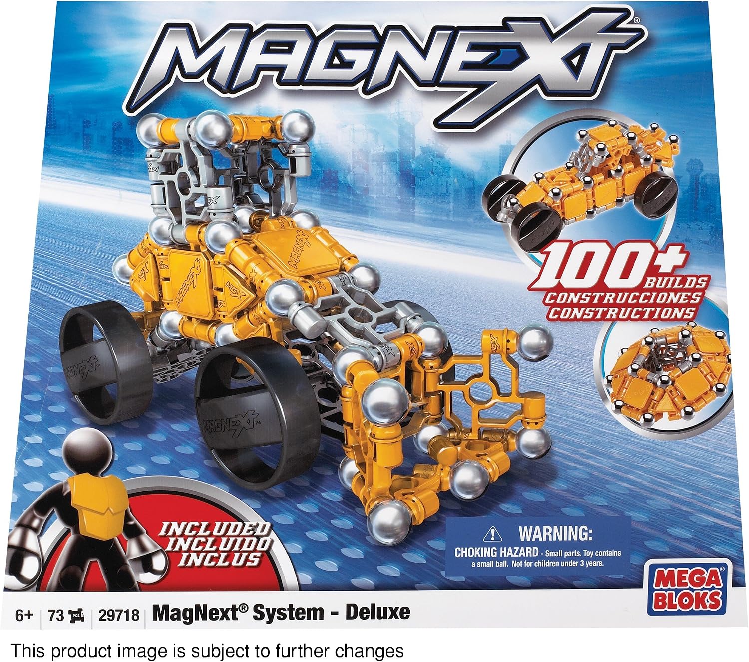 Mega Bloks MagneXt Magnetic Building System Front Loader (29718 ...