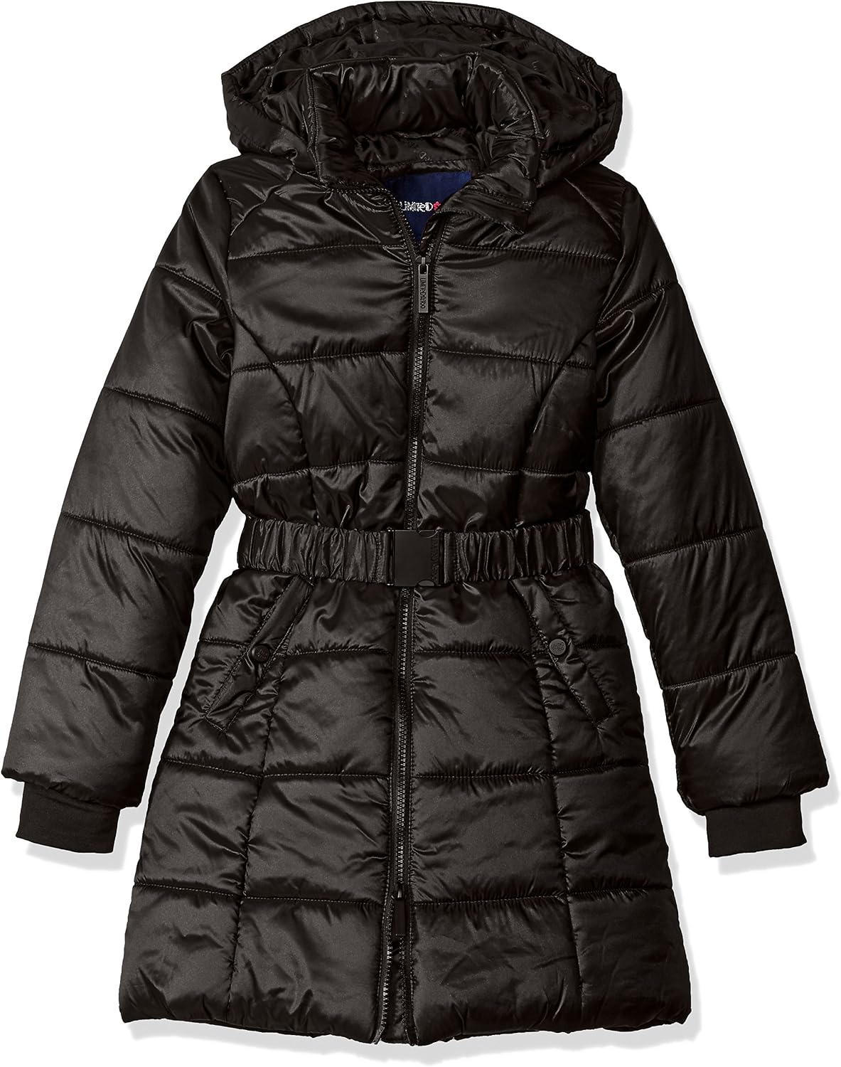 Amazon.com: Limited Too Girls' Big Iridescent Quilted Coat, Black, 7/8 ...