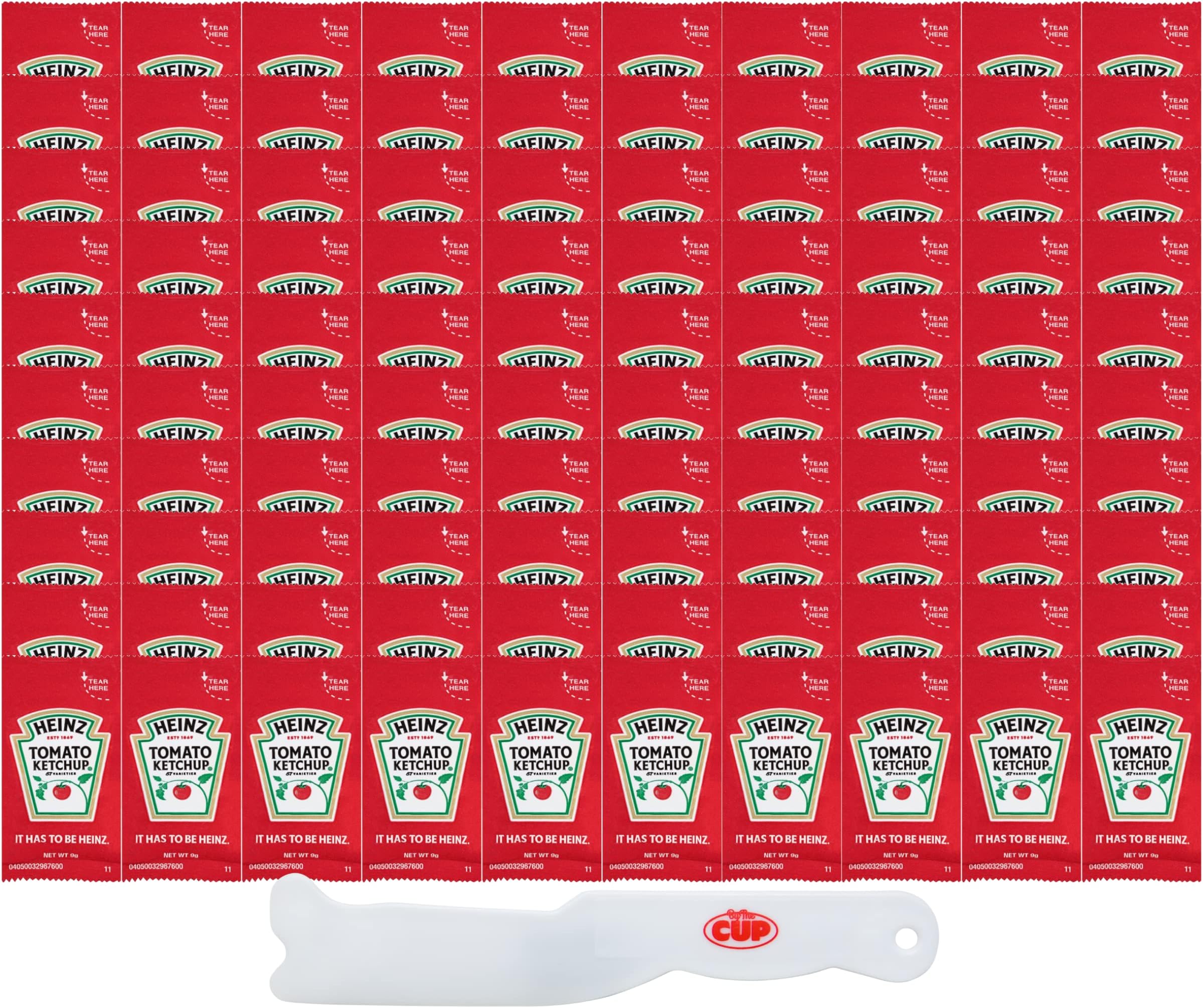 Amazon.com: Kraft Heinz Ketchup, Single Serve Condiment Packets, 100 ...