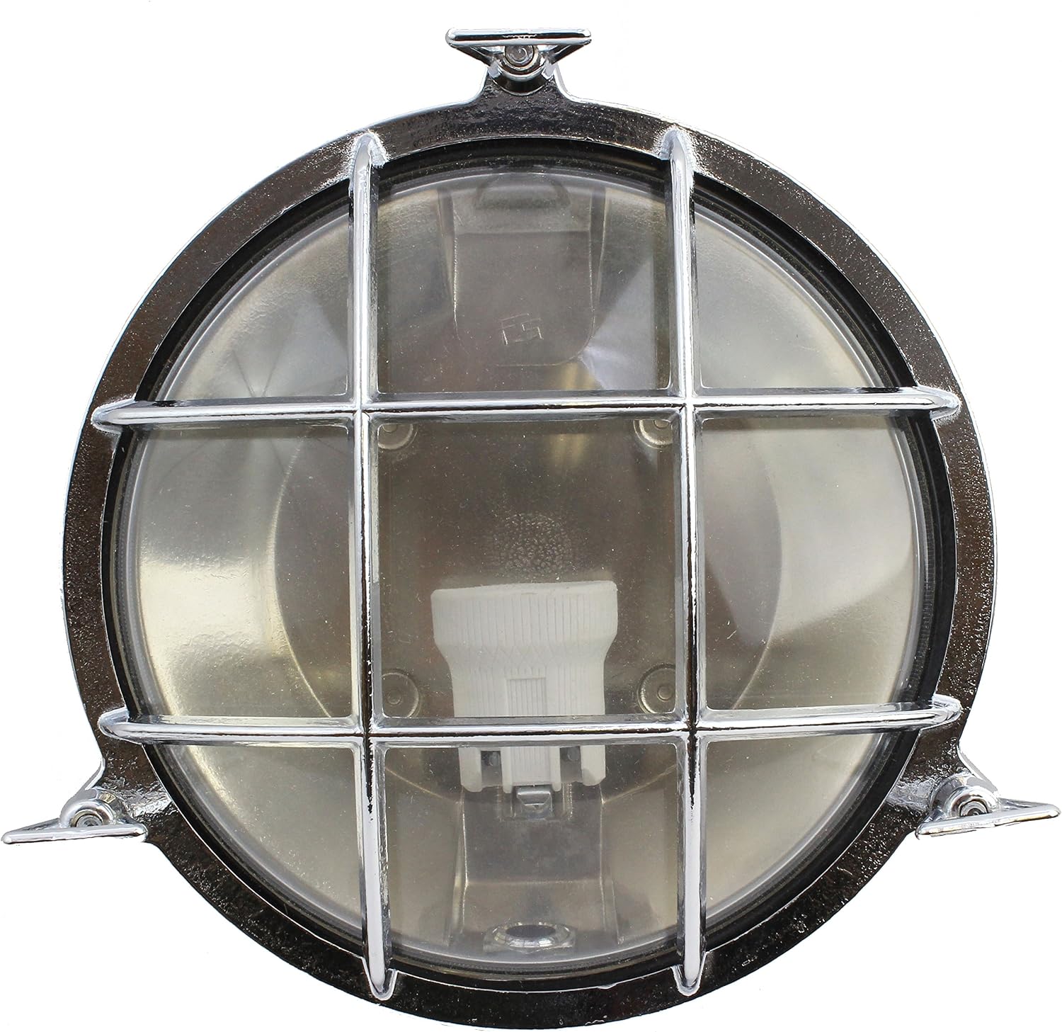 Amazon.com: Nautical Tropical Imports 8.5 Inch Dia Chrome Finish Round ...