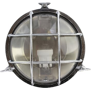 Amazon.com: Nautical Tropical Imports 8.5 Inch Dia Chrome Finish Round ...