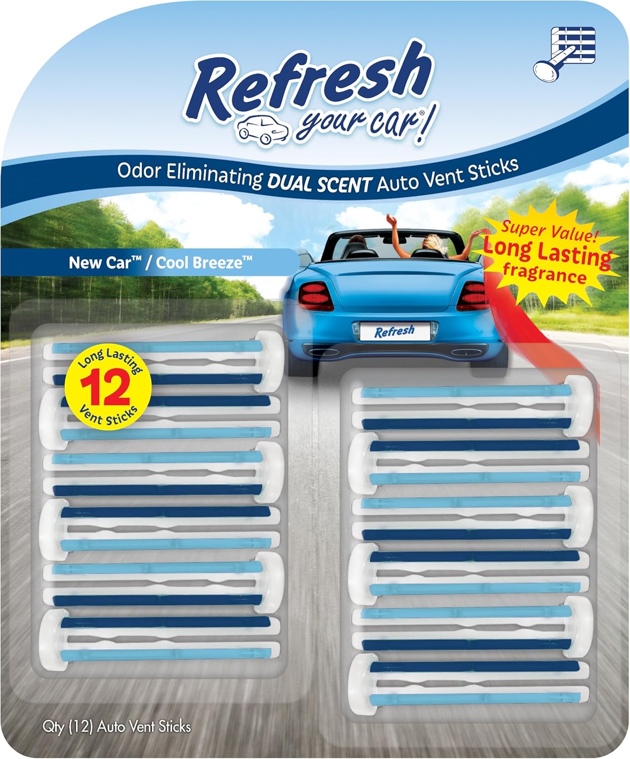 Amazon.com: Refresh Your Car! E301251100 New Car and Cool Breeze Vent ...