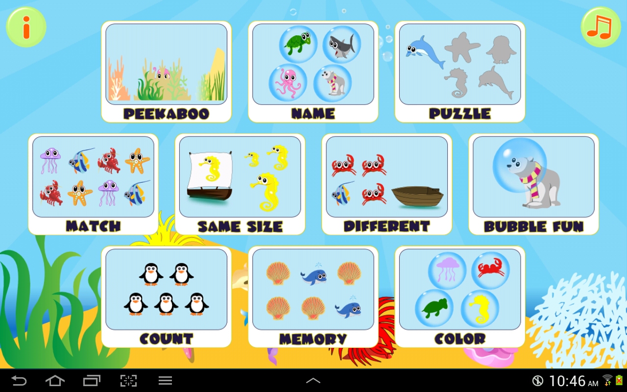 Simply Sea Life, Toddler Learning Games - App on Amazon Appstore