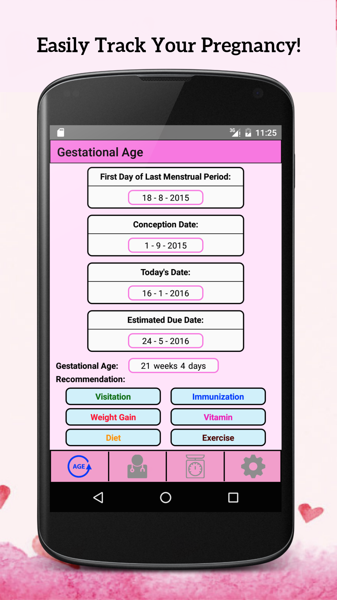 Pregnancy Calculators Pro - App on Amazon Appstore