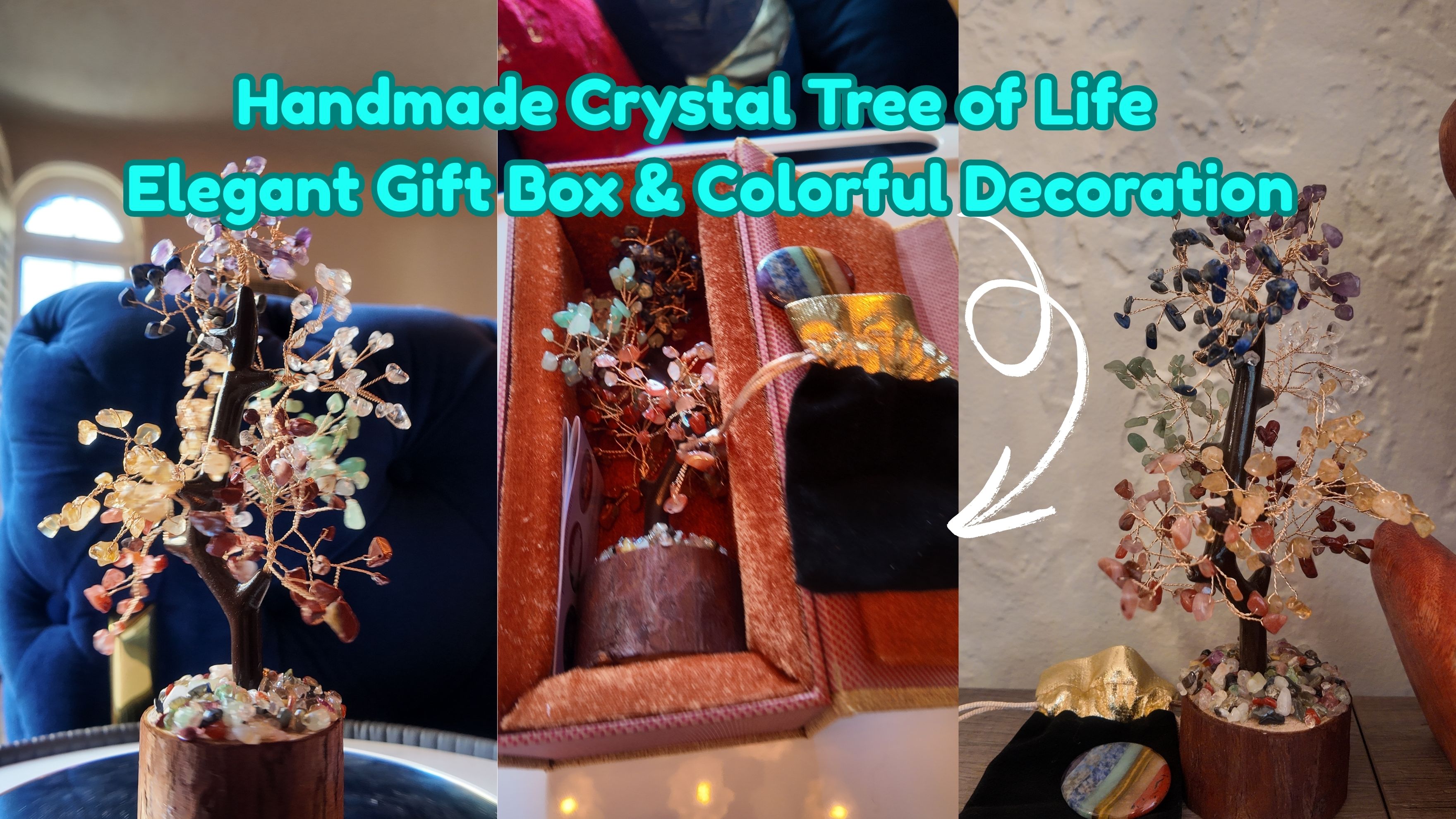Watch Handmade Crystal Tree Elegant Gift Box&Colorful Decor #Ad on ...