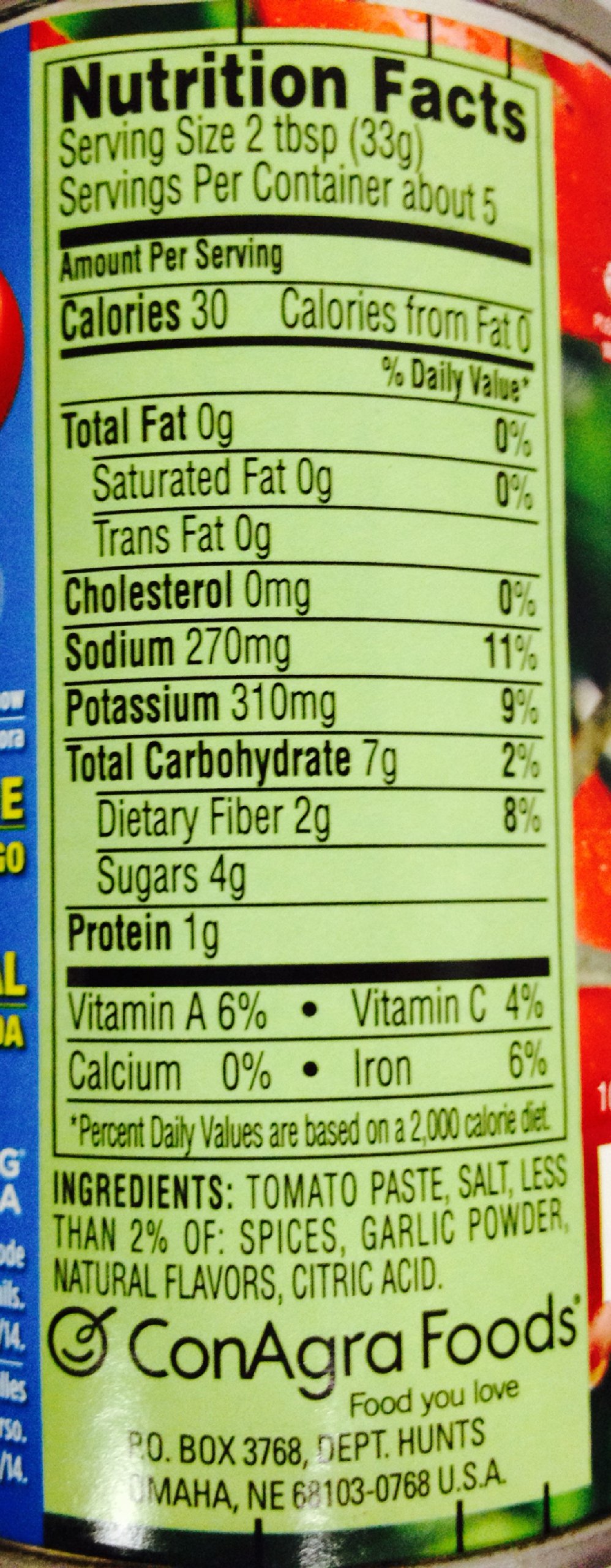 Hunts Tomato Sauce With Oregano Basil And Garlic