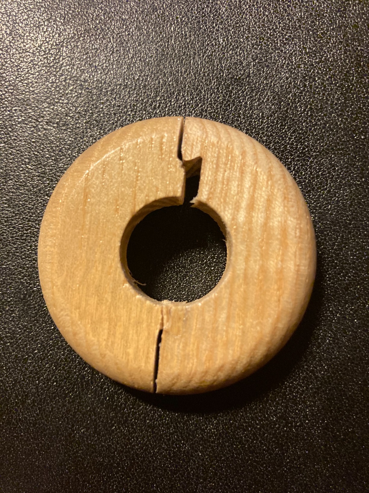 CSL 8 x Oak Effect 15mm Radiator Wooden Pipe Rose Collars Lacquered ...