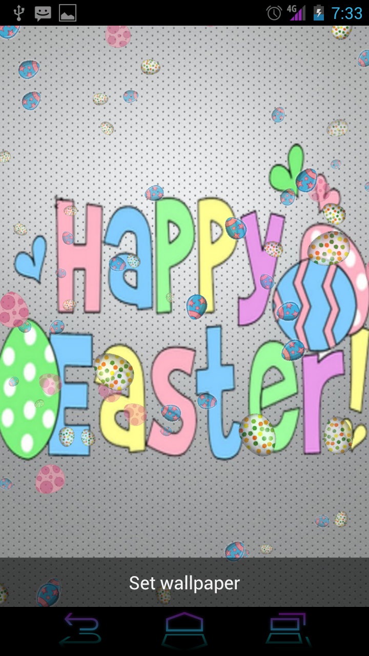 Live Wallpaper - Happy Easter - Falling Easter Egg's - App on Amazon ...