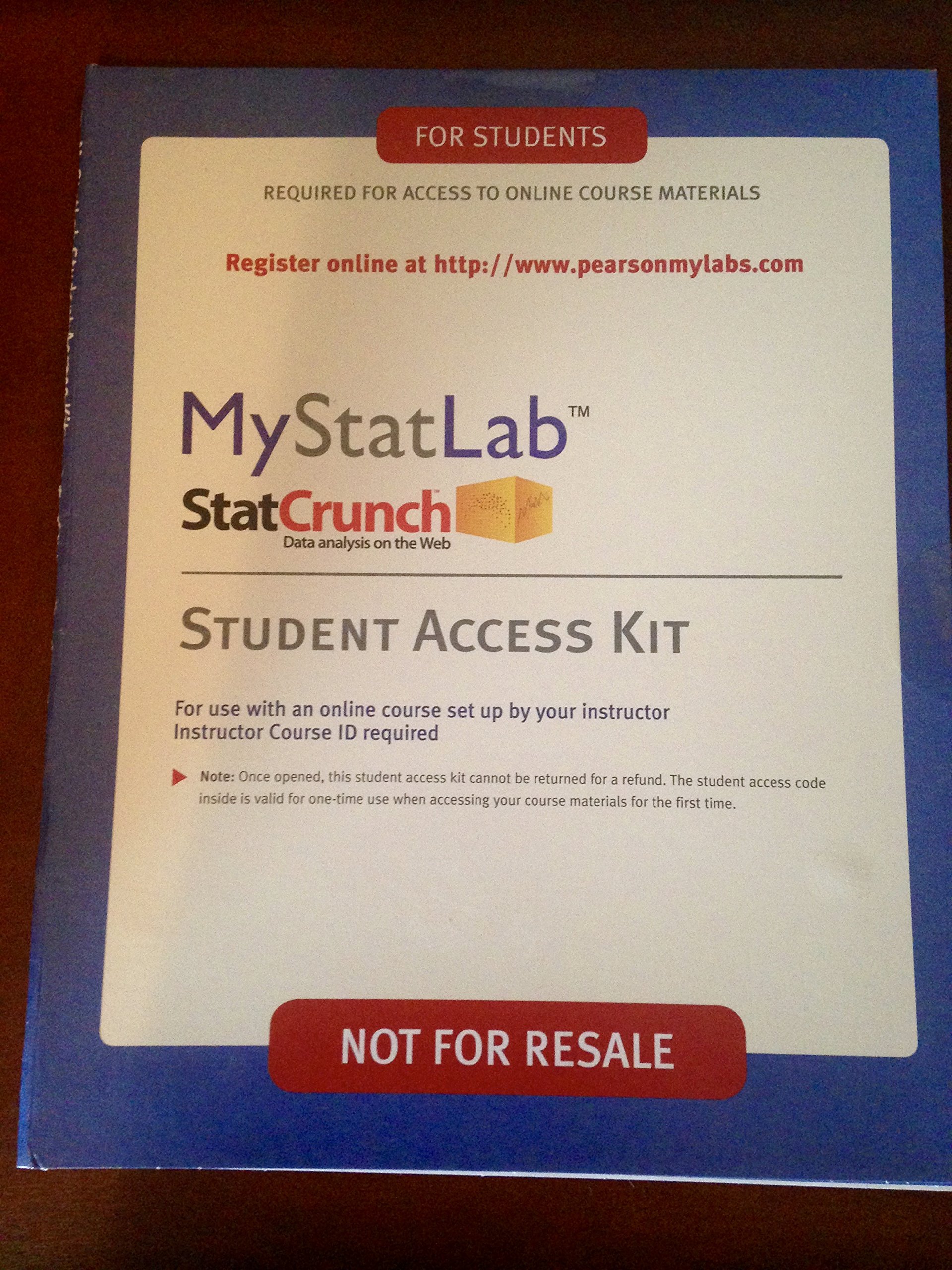 MyLab Statistics - Valuepack Access Card: Pearson Education ...