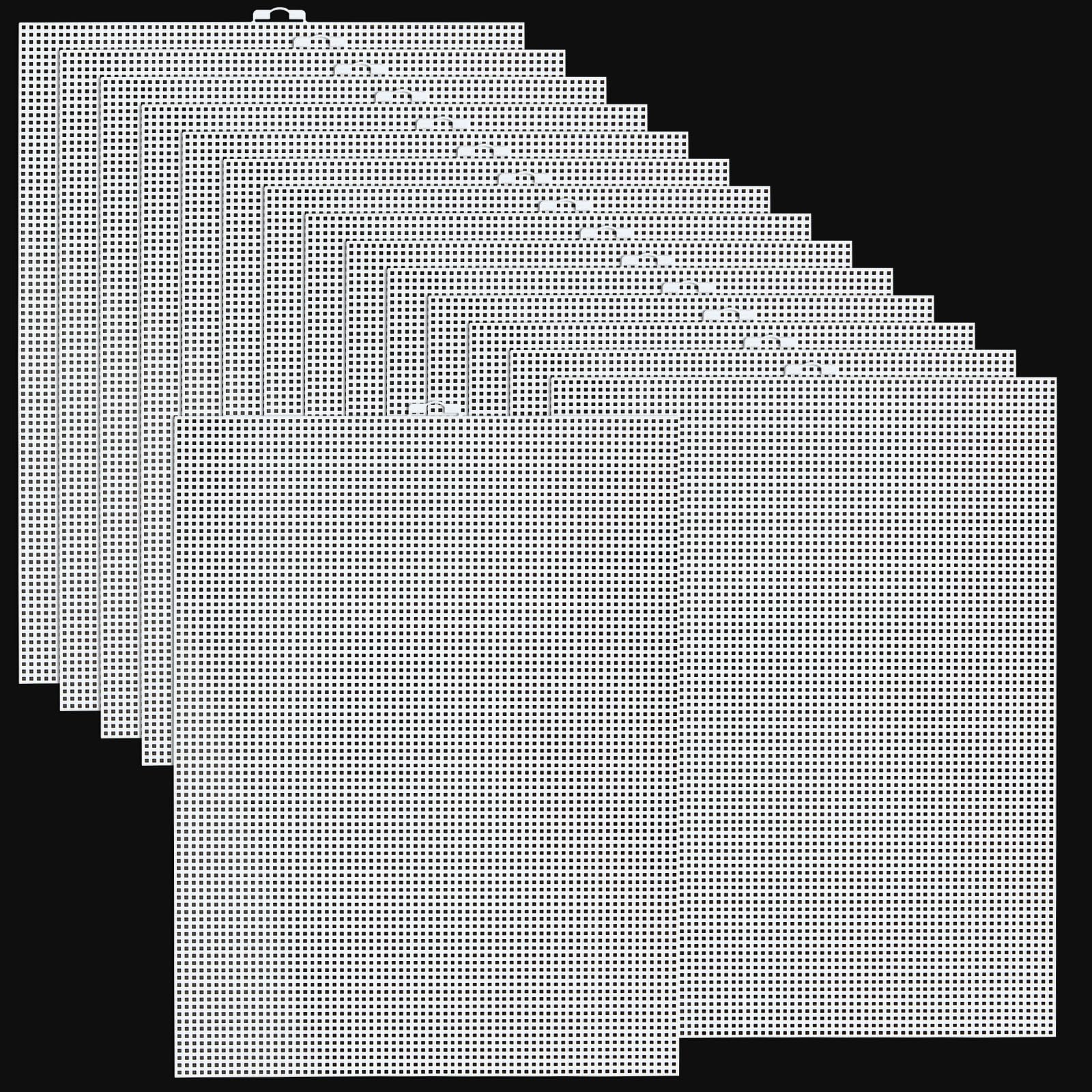 Plastic Canvas 18 Count Sheets 12 X 18 Stiff Clear 7 Plastic Mesh