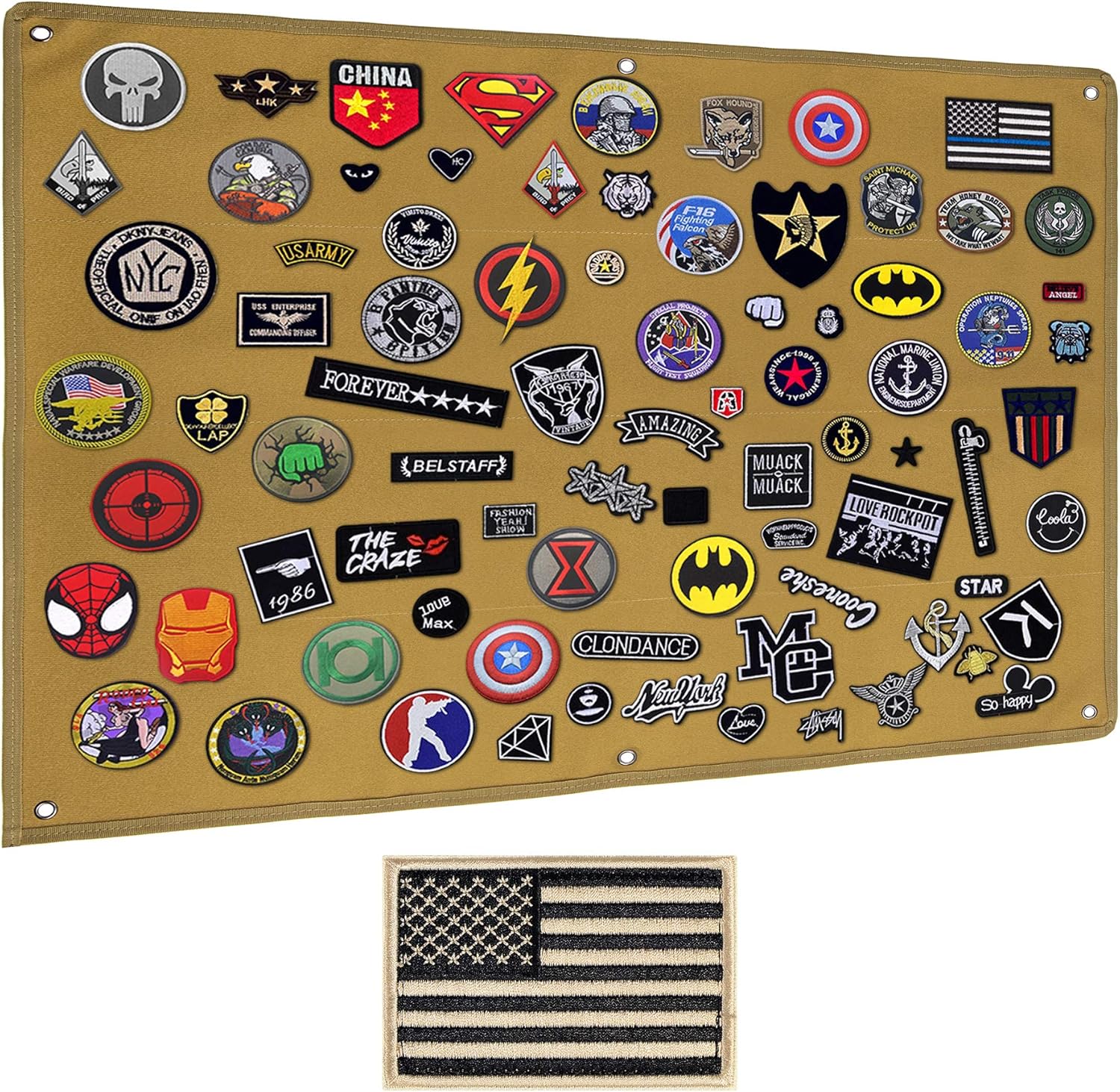 Amazon.com: IronSeals Tactical Board Patch Organizer Holder Display ...