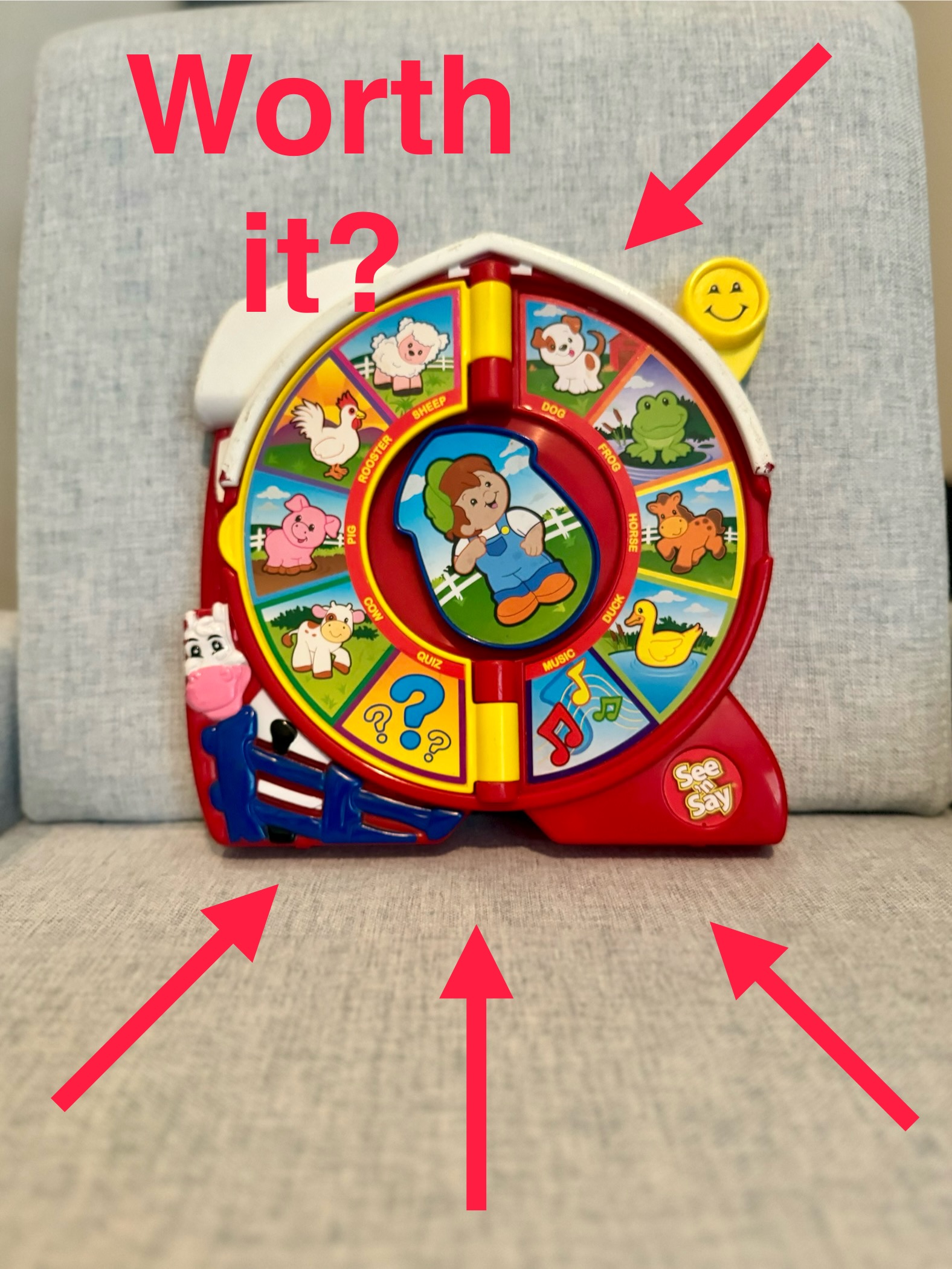 Watch A MOMS REVIEW of this see n say. on Amazon Live