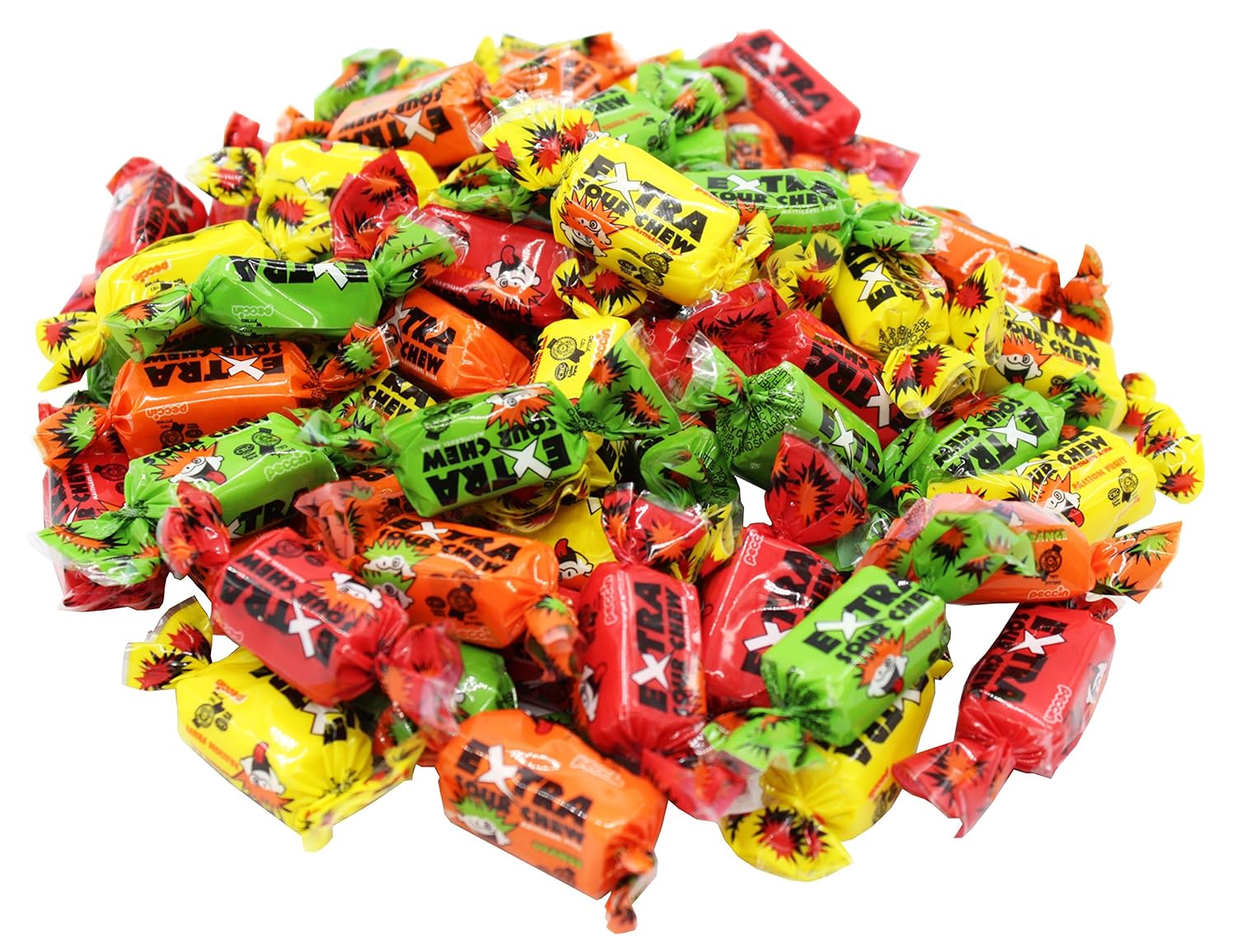 Amazon.com : Zaza Extra Sour Kosher Chewy Candy (Bulk Pack) : Grocery ...