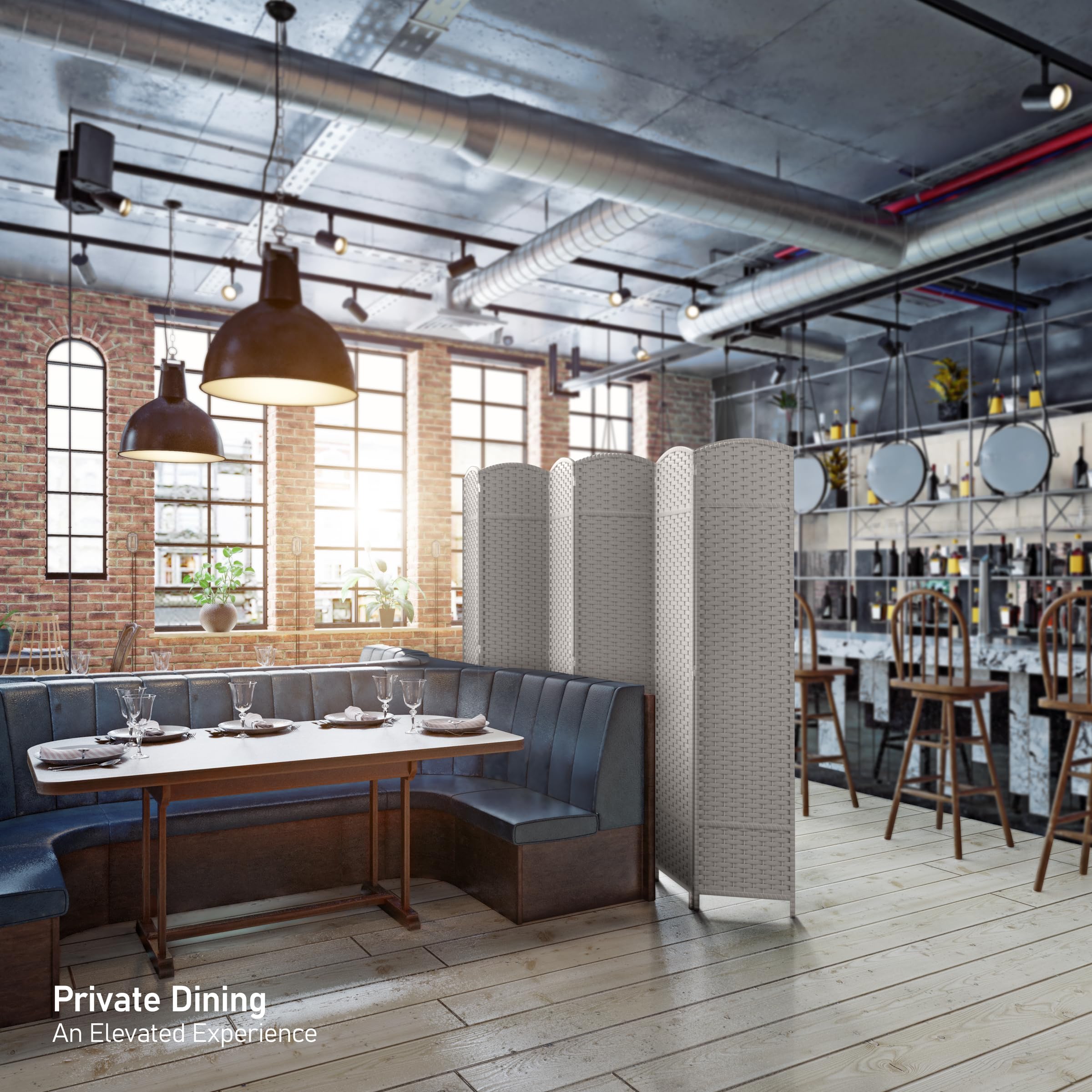 Snapklik.com : 6 Panel Room Divider 6 Ft Tall - Privacy Screen, Extra ...