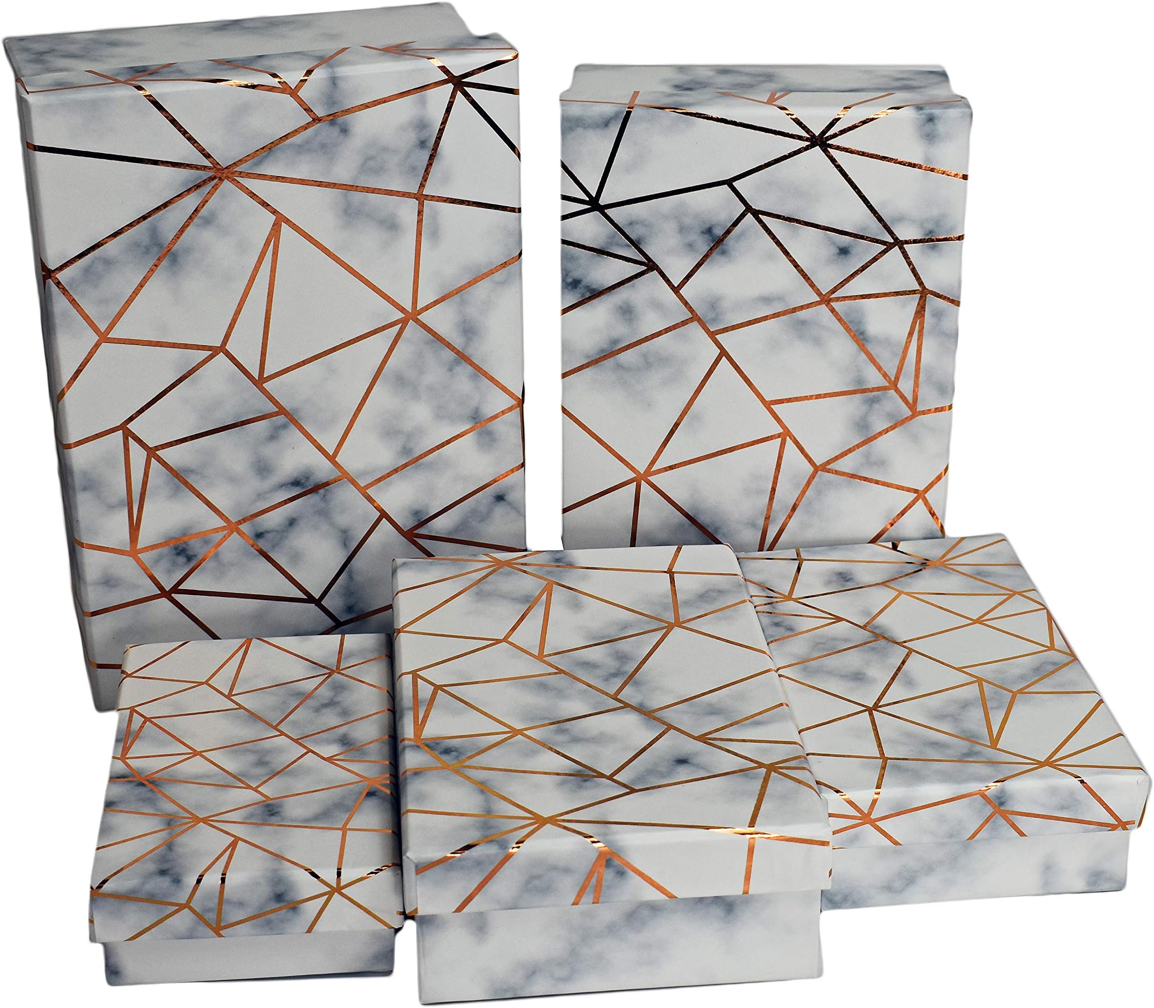 Amazon.com: Alef Elegant Decorative Themed Nesting Gift Boxes -3 Boxes ...