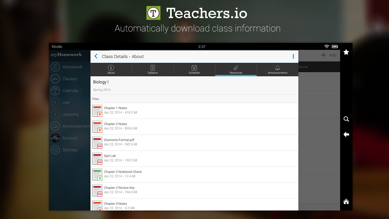 myHomework Student Planner - App on Amazon Appstore