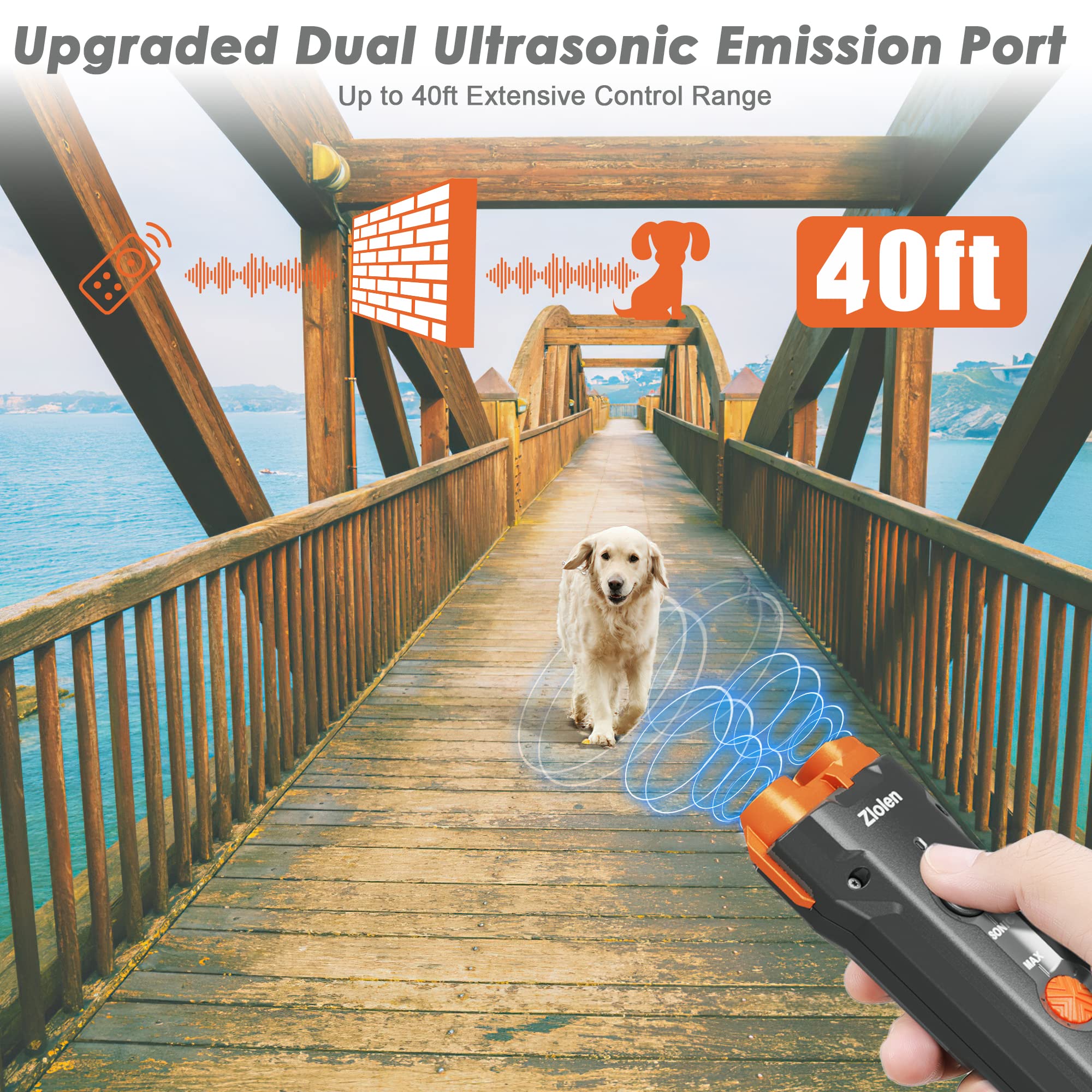 Snapklik.com : Zlolen Dog Barking Control Devices - 2024 Enhanced 40FT ...