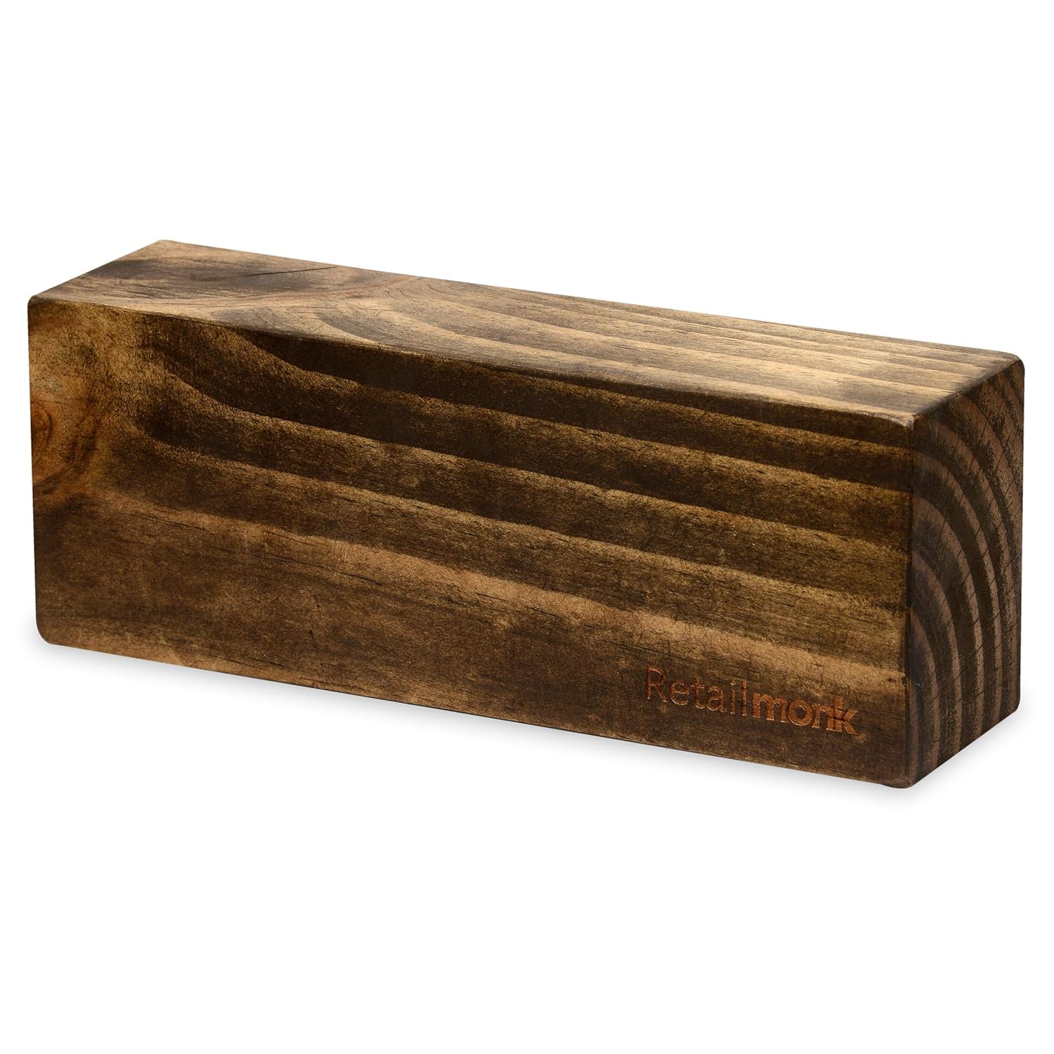 Retailmonk (1 Pc) Wooden Yoga Block, Pure Wood Handstand Support Brick ...
