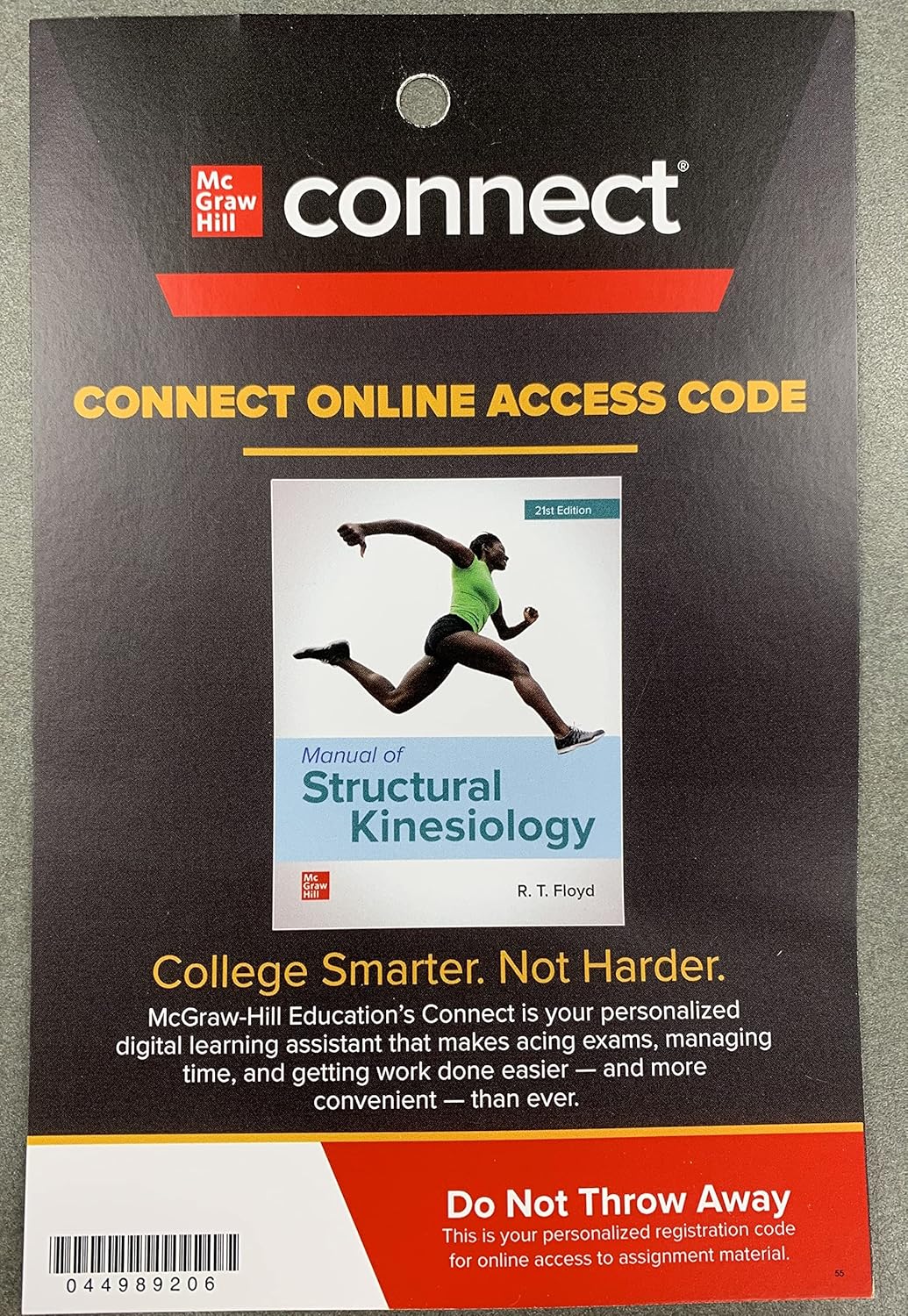 McGraw Hill Connect Access Code for Manual of Structural Kinesiology: R ...