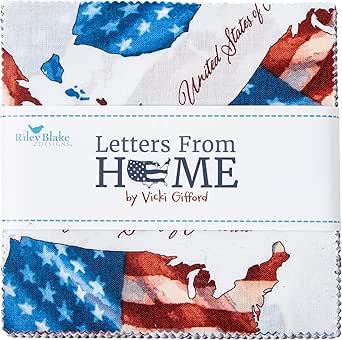 Amazon.com: Vicki Gifford Letters from Home 5" Stacker 42 5-inch ...