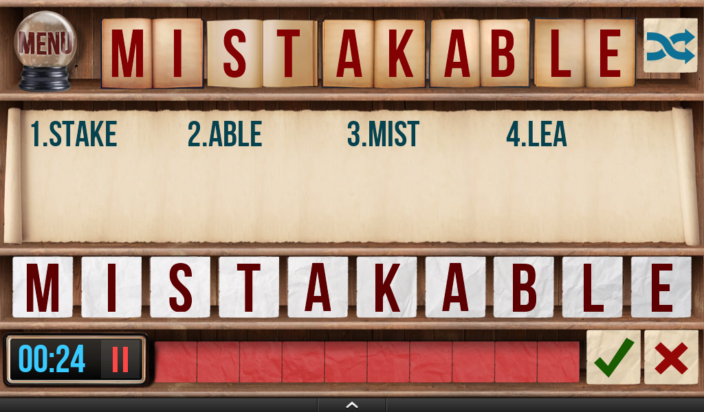 Speed Words HD Free (Make Words Fast Game) (Kindle Tablet Edition ...