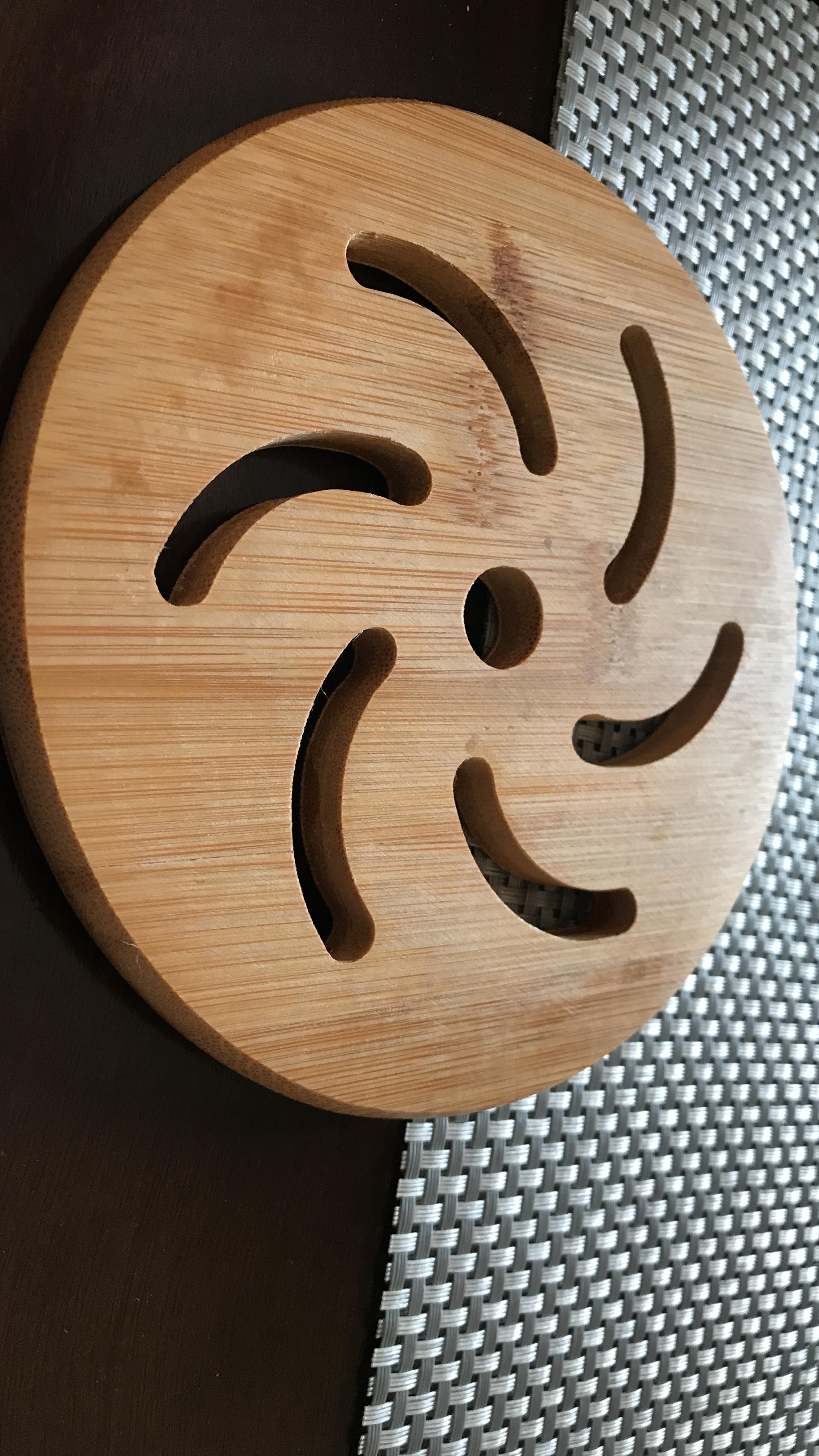 Buy HOKIPO® Eco-Friendly Extra Thick Bamboo Wooden Coasters for Home ...