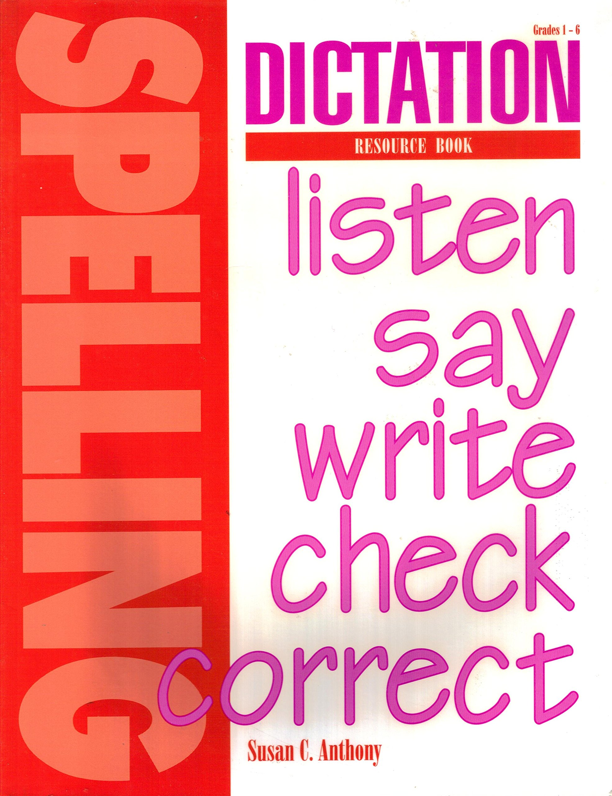 Amazon.com: Dictation Resource Book: 9781879478213: Susan C. Anthony: Books