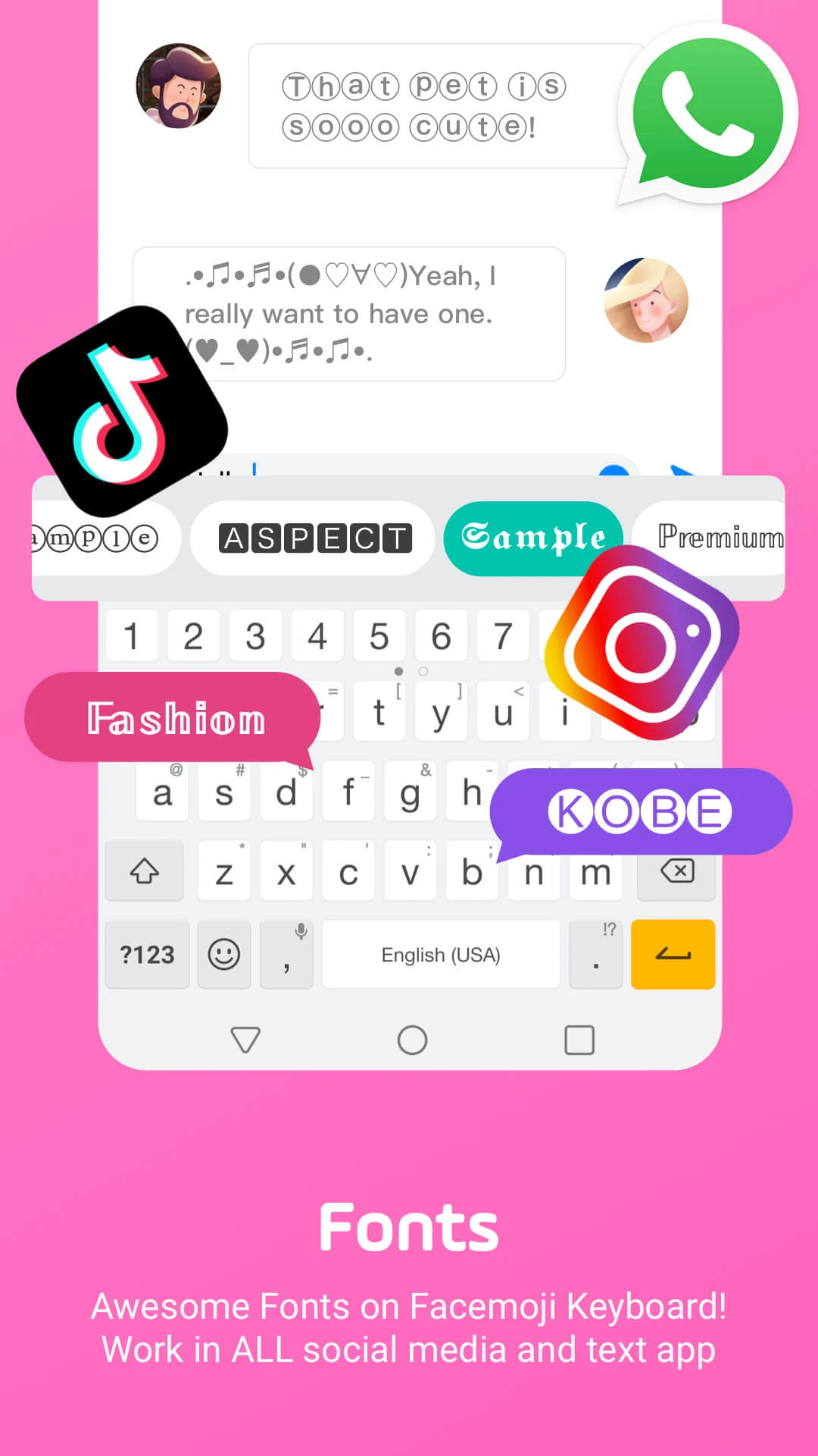 Facemoji Emoji Keyboard Pro - App on Amazon Appstore